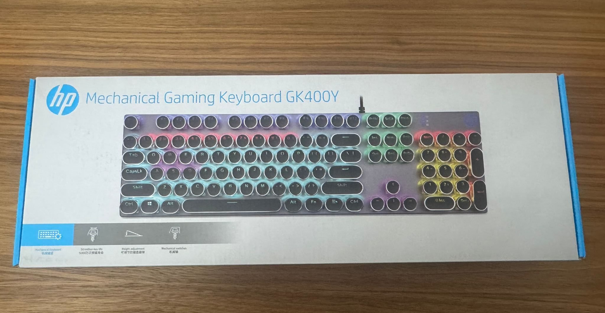 מקלדת גיימינג hp Mechanical Gaming Keyboard GK400Y - ר.ר תקשורת